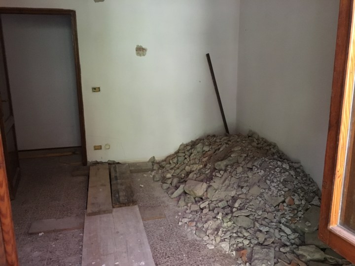 I bought a house with no water, no electricity and no heating in Florence.